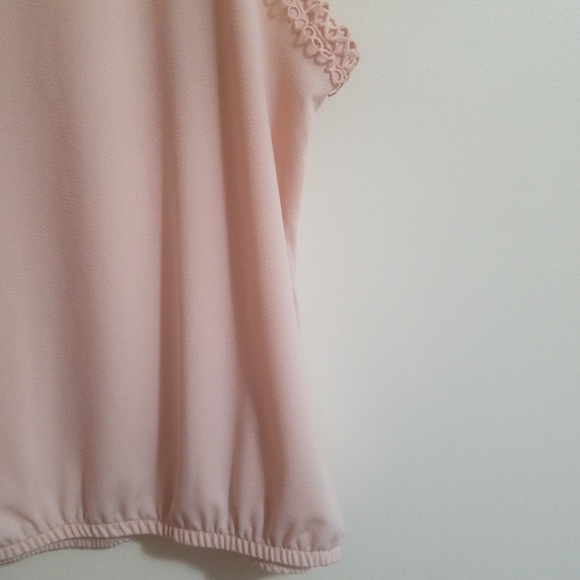 Zac & Rachel | Tops | Zac Rachel Peach Semisheer Xl Top W Lace Nwt ...